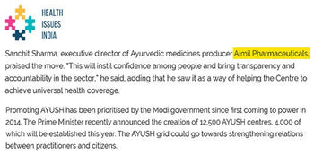 AYUSH Grid: A national network for alternative medicine – Aimil ...